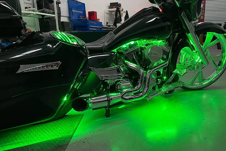 LITE THE NITE LED - (15C1) Stage 1 Cruiser Chase Kit (Black Strips ...